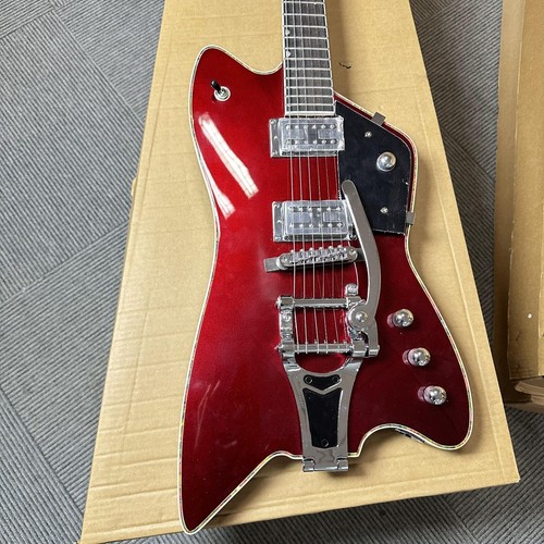 Red Billy-Bo Jupiter Thunderbird G6199 Electric Guitar Fixed Bridge ...