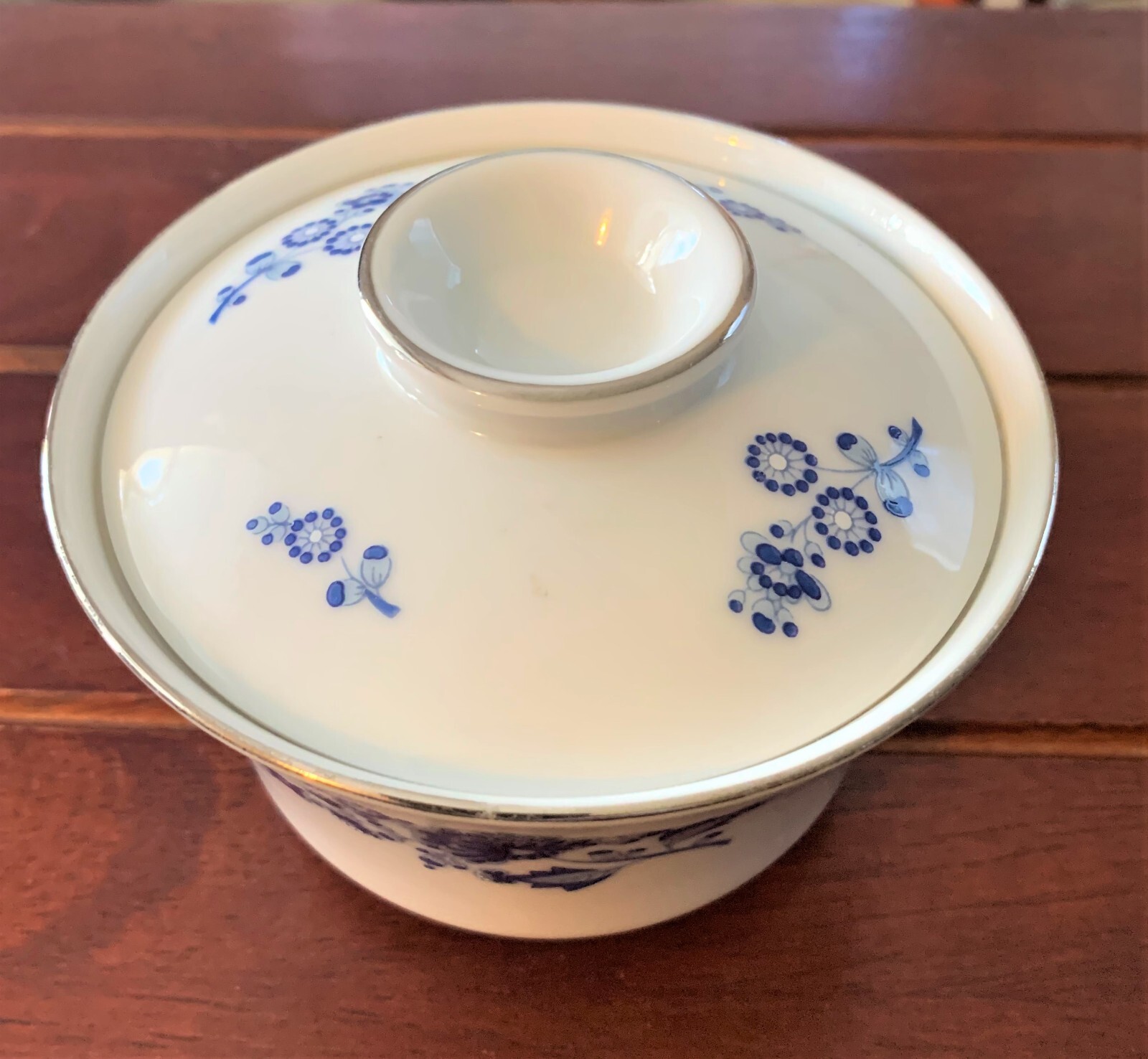 Liling Fine China 'Blue Cathay' Yung Chen - Sugar Bowl | eBay