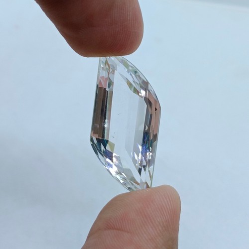 Natural Clear Quartz Fancy Shape Faceted Quartz Use For Jewelry Making ...