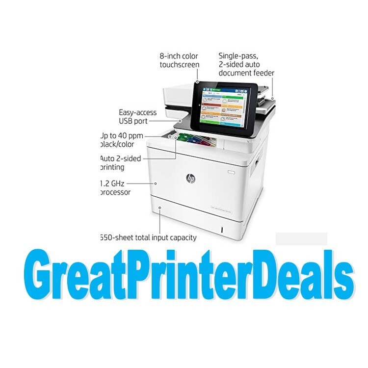 HP LaserJet Enterprise M577dn Laser All-In-One Printer for sale online ...