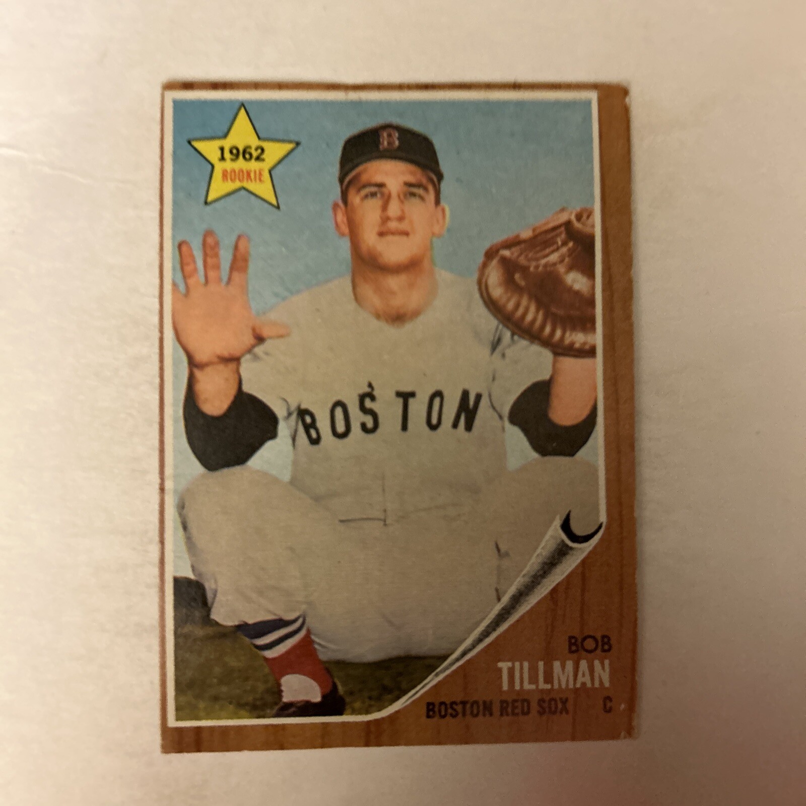 1962 Topps Baseball Bob Tillman Boston Red Sox Rookie Card #368 | eBay