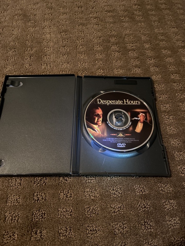 The Desperate Hours (DVD, 2002) 27616874979| eBay