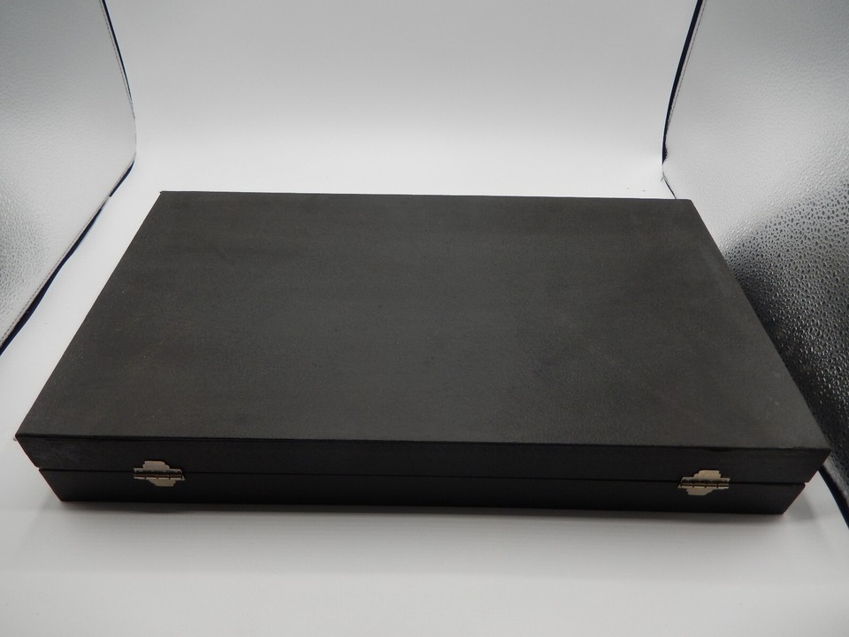 Vtg 50 pcs Orleans Silver Stainless Korea Gold Tone Flatware & Box ...