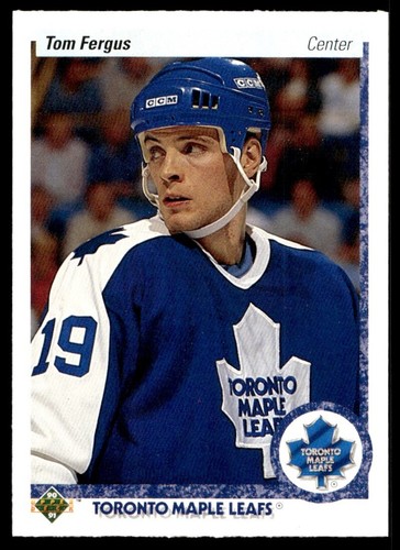 1990-91 Upper Deck Tom Fergus Toronto Maple Leafs #83 | eBay