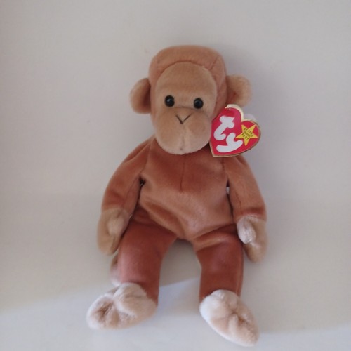 Ty Beanie Baby Bongo Monkey Rare Tag Errors Tag Protector | eBay
