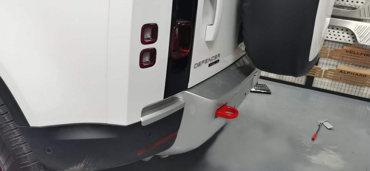 2pcs Fits For Defender 2020-2024 90 110 130 Tow Hook Red Rear Trailer ...