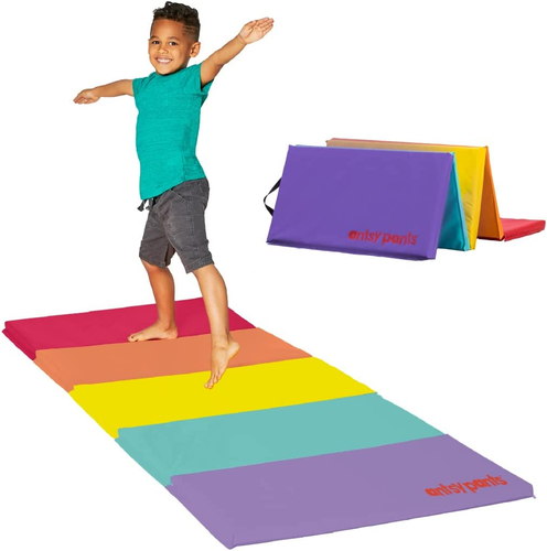 Tumbling Mat – Gymnastics Mat, Easy to Clean Gym Mat, Sturdy, Foldable ...
