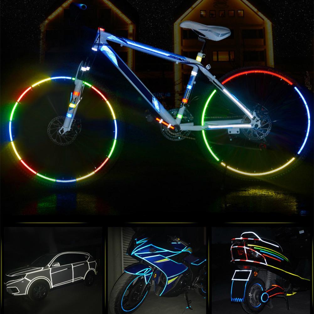 8m Adhesive Tape Luminous Bike Stickers for Motorcycle Decoration (Red ...