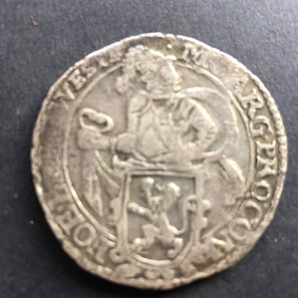 Silver lion daalder coin of west Friesland, dated 1679 | eBay