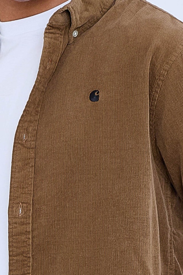 Mens Carhartt WIP Madison Corduroy Cord Shirt Jacket Cotton Shacket ...