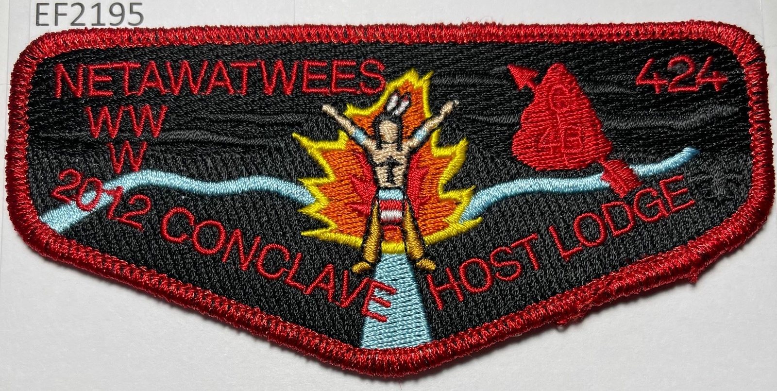 Boy Scout OA 424 Netawatwees Lodge Flap 2012 Conclave Host Lodge | eBay