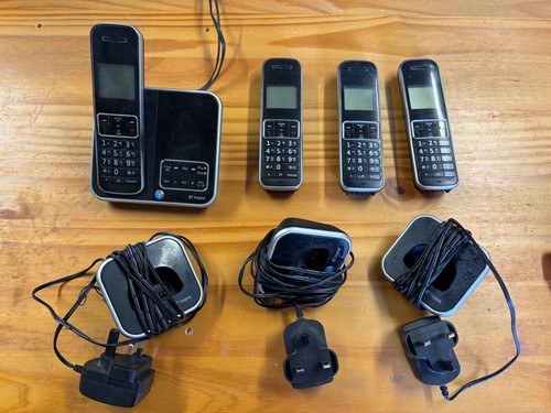 BT Inspire 1500 DECT Base & 4 Handsets - Includes Answerphone | eBay
