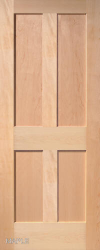 Solid Maple Sante Fe 8 Ft Interior Door With Traditional