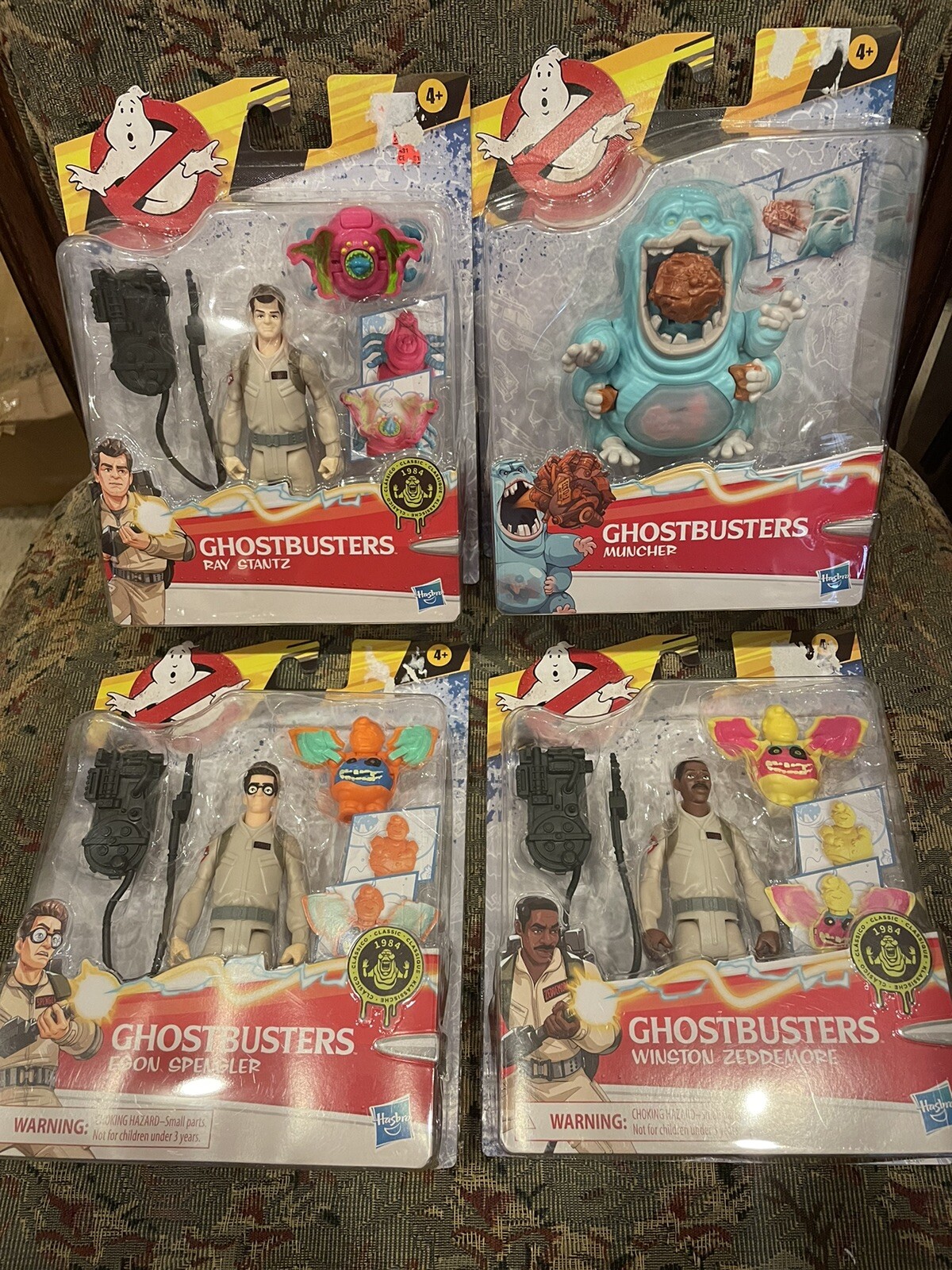 NIB Hasbro 4x Ghostbusters Figure Lot with Interactive Ghost Figure ...
