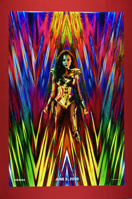 Wonder Woman 1984 WW84 Multi-Color DC Comics Hero Movie Poster 24X36 ...