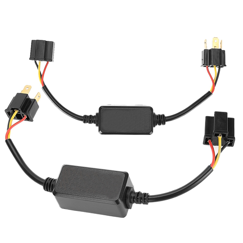 Car 2pcs Car LED Headlight Decoder Radio Audio Anti Interference Error ...