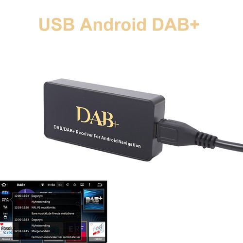 USB DAB+ Digital Radio Tuner Dongle Receiver for Android Car Radio ...