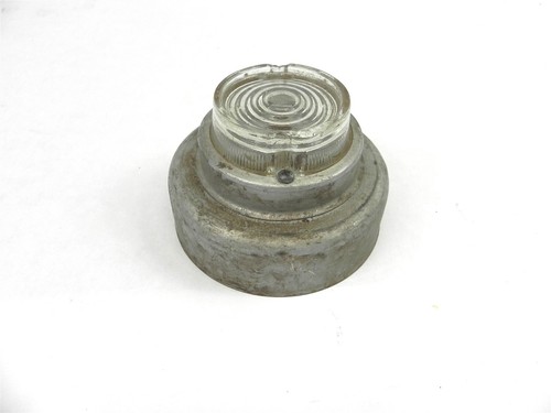 VINTAGE 1950'S GM FORD ACCESSORY TRUNK LIGHT ASSEMBLY LENS (CHIPPED ...