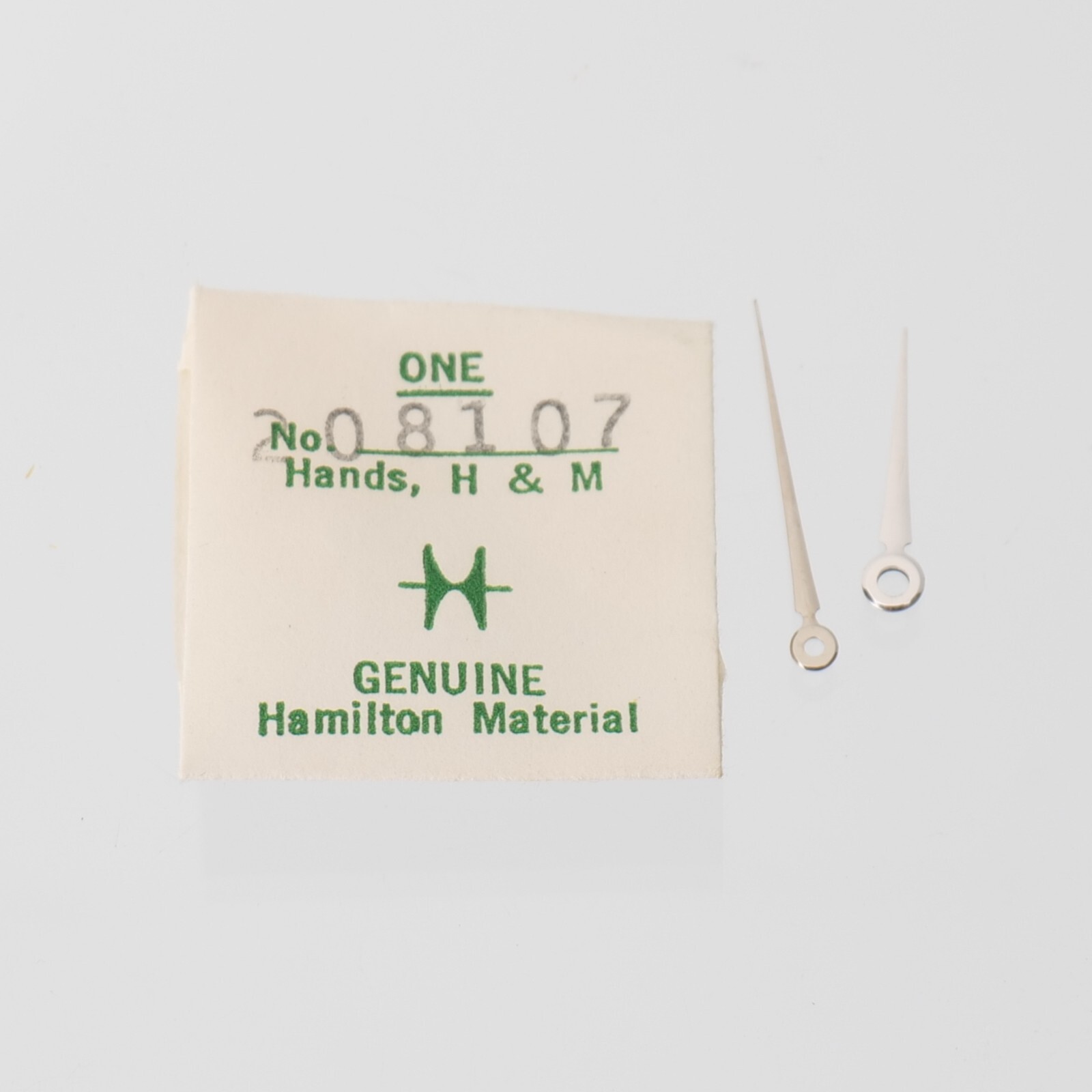 Hamilton Watch Hands No. 208107 Original Pair Hour Minute Watchmaker ...