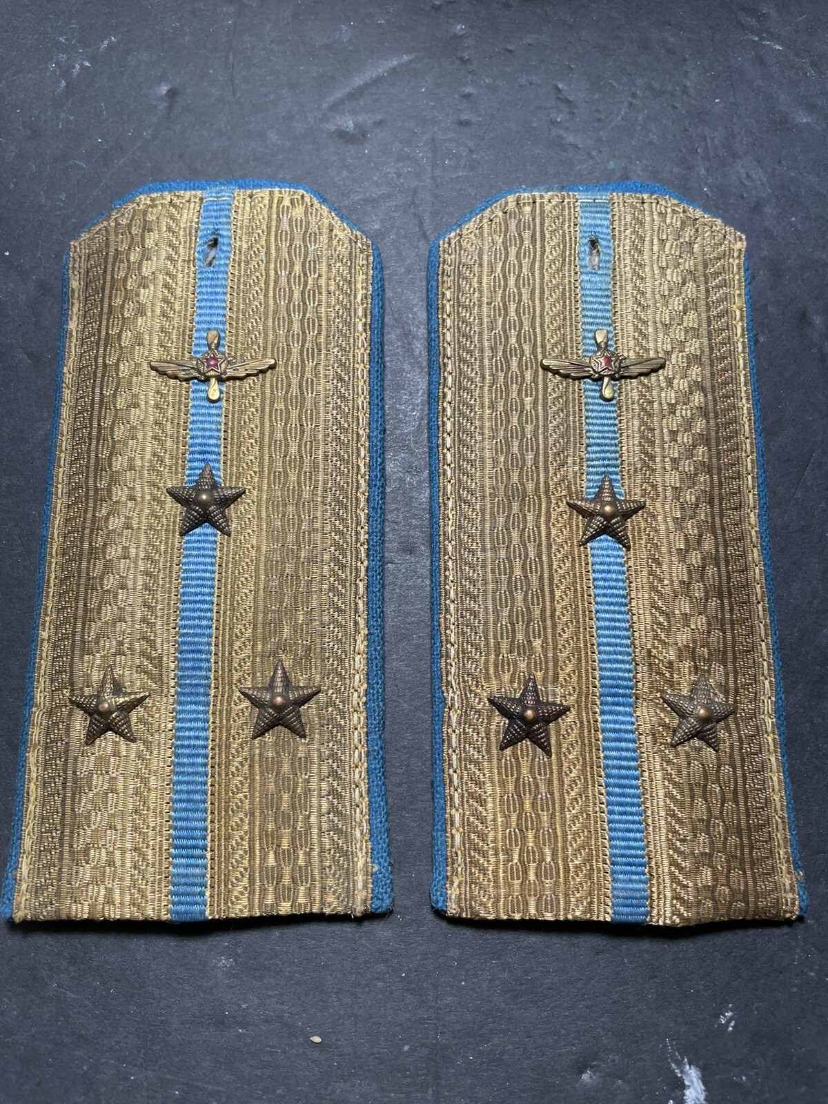 WW2 Original Russian Rare Officer Pilot Shoulder Boards | eBay