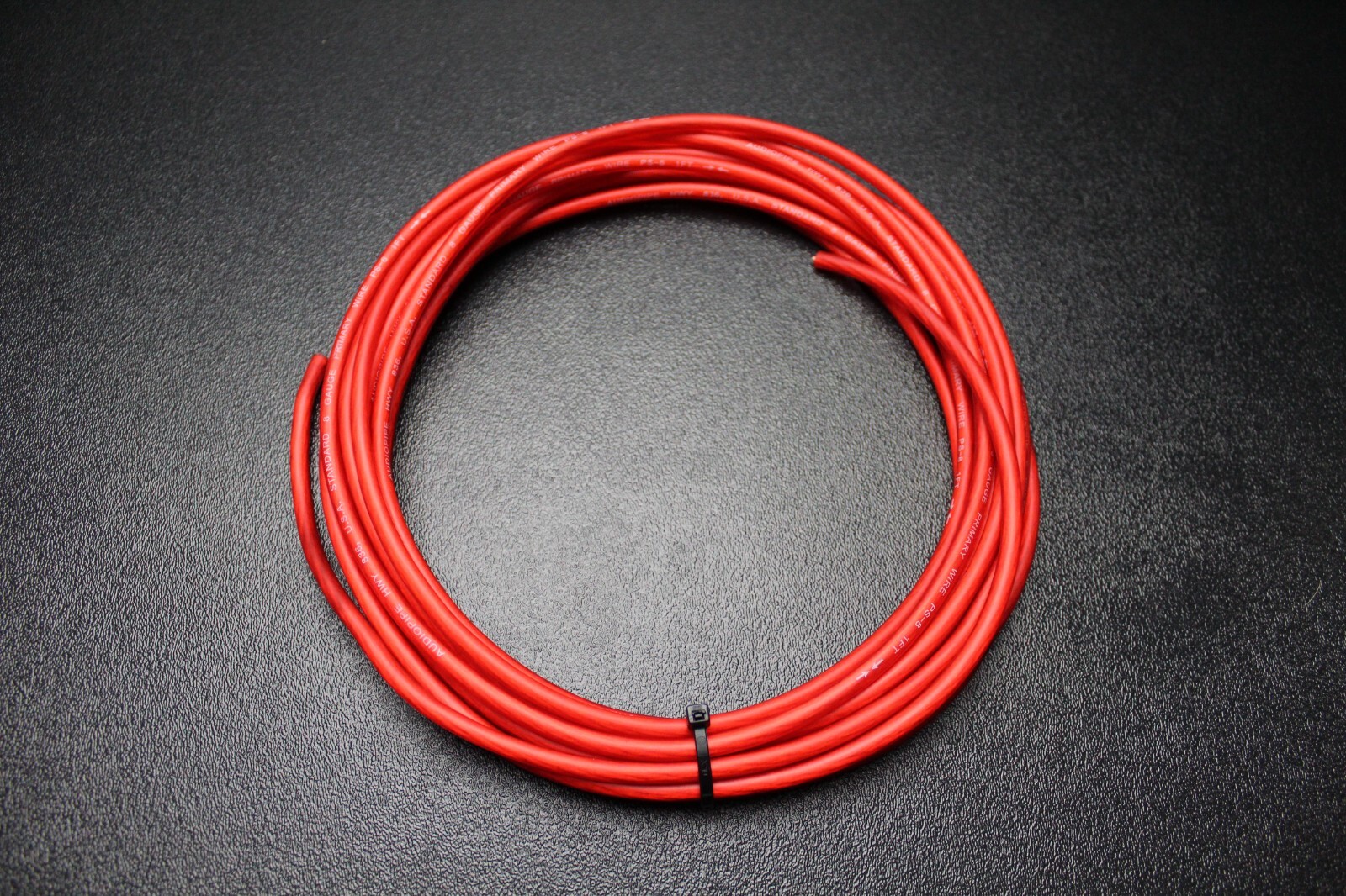 8 GAUGE AWG WIRE 50FT RED 50FT BLACK 10PCS COPPER 5/16 RING HEATSHRINK ...