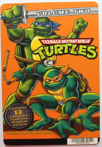 BLOCKBUSTER Movie Backer Card Mini Poster Art 5.5" x 8" NINJA TURTLES ...