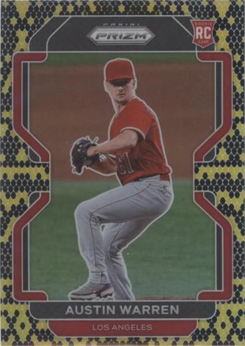 2022 Panini Prizm - Tier II Austin Warren #187 Snake Skin Prizm /50 (RC ...