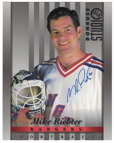Mike Richter AUTOGRAPH New York Rangers 8x10 PHOTO SIGNED | eBay