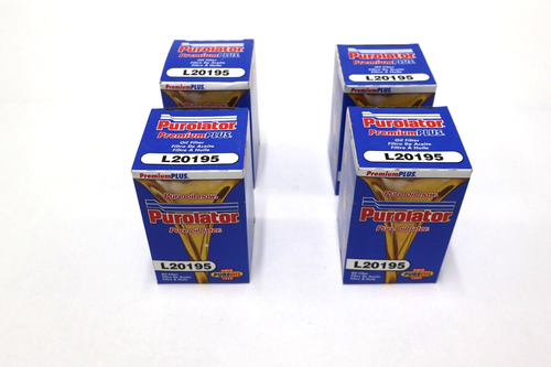 Lot De 4 Filtres À Huile Purolator Premium Plus L20195 | eBay