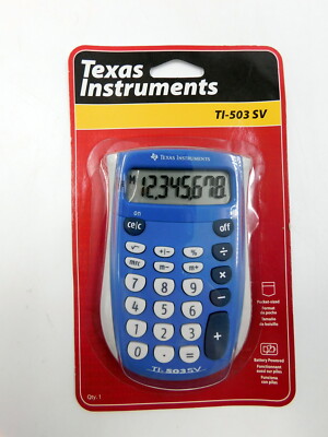 Texas Instruments NEW Electronic Calculator Learning Large Display ...