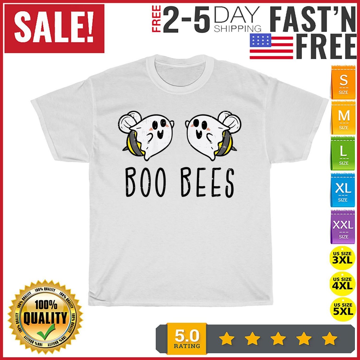 Boo Bees Memes Funny Boo Bees Halloween Ghost SVG Oladino
