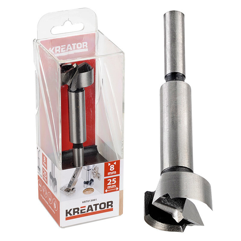 Kreator Forstnerbohrer ø 25 30 35 mm Zentrierspitze Astlochbohrer ...