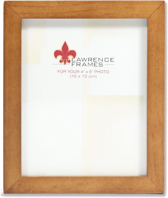 Lawrence 4x5 Wood Picture Frame - Nutmeg (Same Shipping Any Qty) | eBay