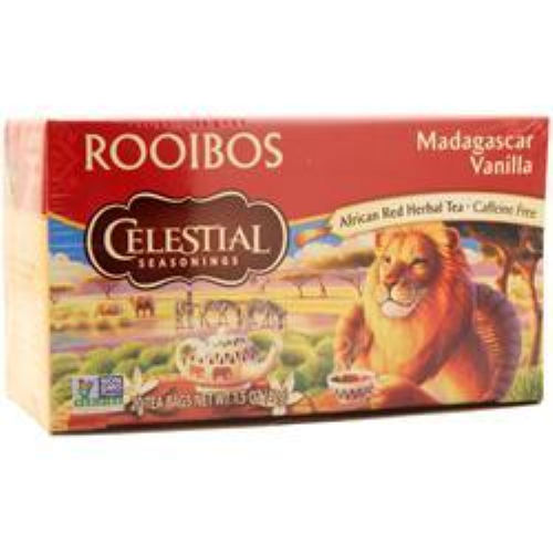 6x Boxes Celestial Rooibos Madagascar Vanilla Herbal Tea | 20 Bags Each ...