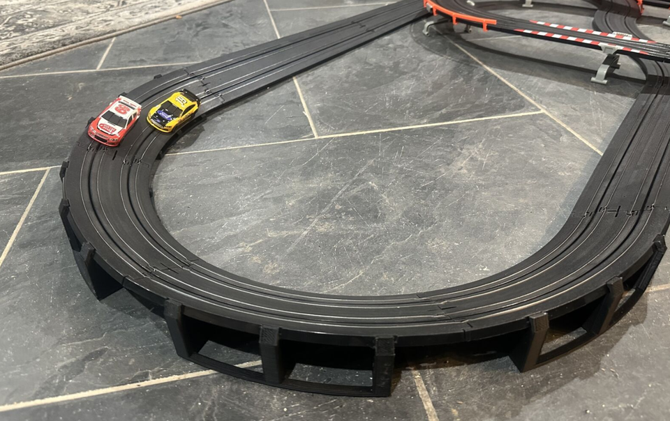AFX 2Ln Banked Track Support Giant Raceway Custom NOW 4/pk 12"R | eBay