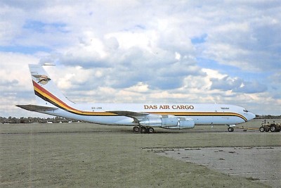 Das Air Cargo Boeing 708 5X-JON Southend 1994 Airplane Postcard | eBay