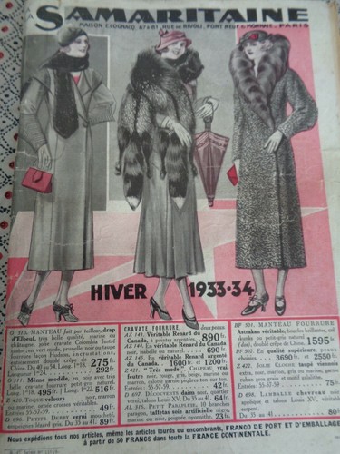 Catalogue Samaritan - Clothes - Fashion - Year 1933 | eBay