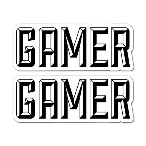 3X I Am A Gamer Sticker Decal Funny Player Gaming Pc Console Nerd Gamer ...