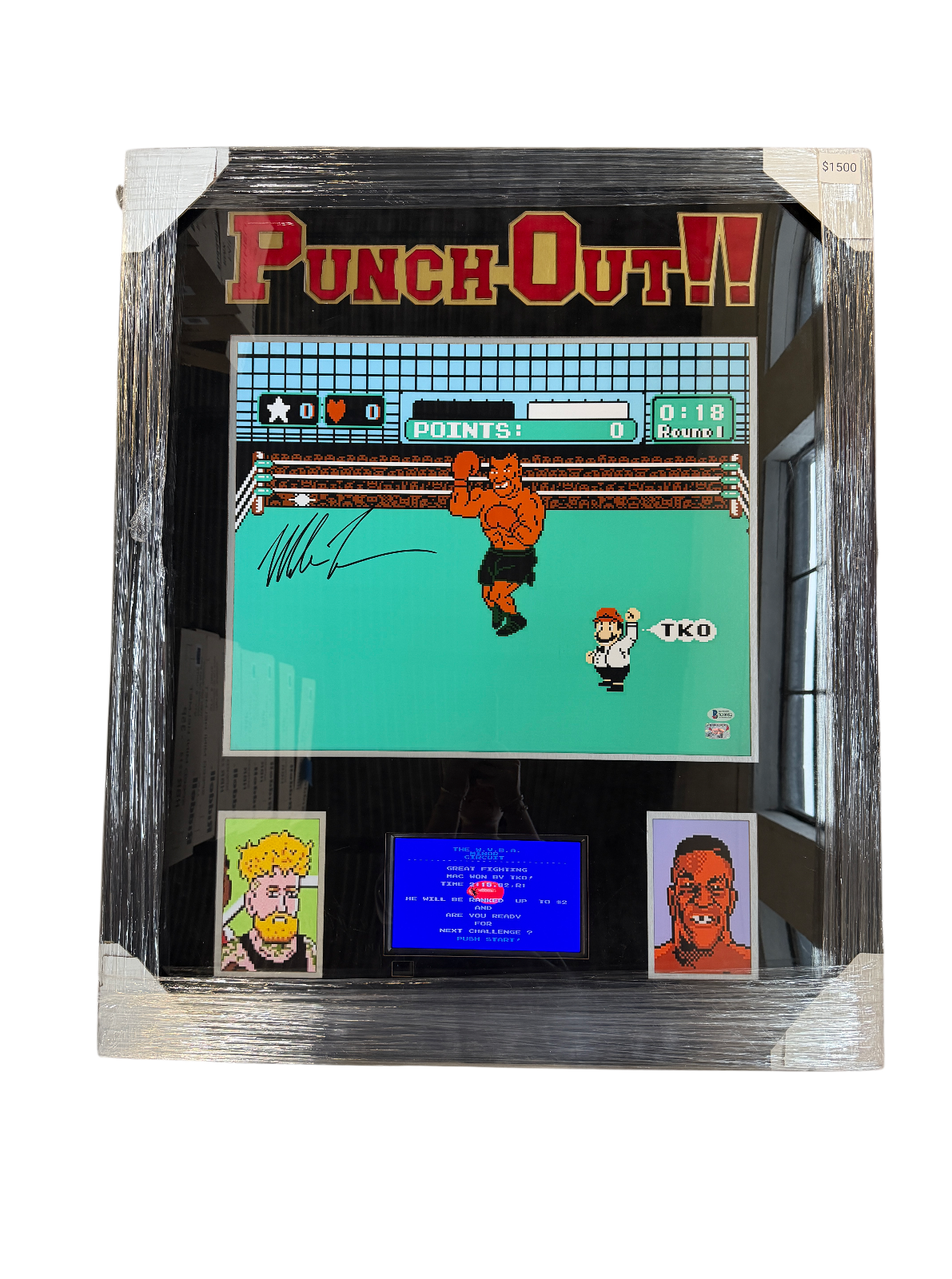 Mike Tyson Signed Autographed "Punch-Out!!" Custom Framed w/ TV BAS COA ...