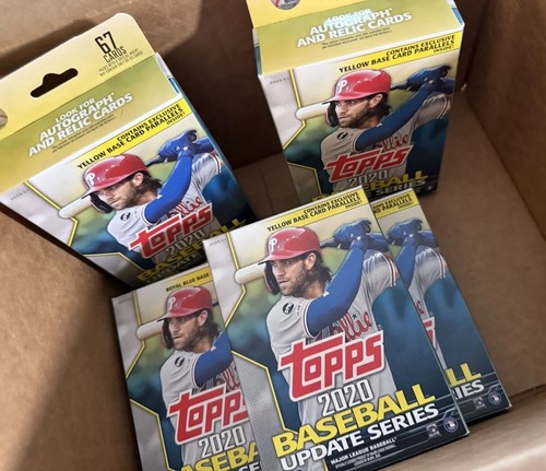 5 2020 Topps Update Baseball Hanger Boxes Pack MLB Factory Sealed 67 ...