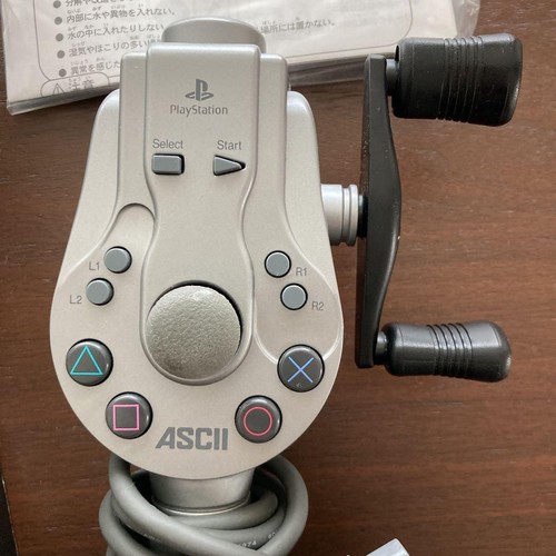 PS1 TSURICON Fishing Controller Boxed Ascii SLPH 00100 for Playstation ...