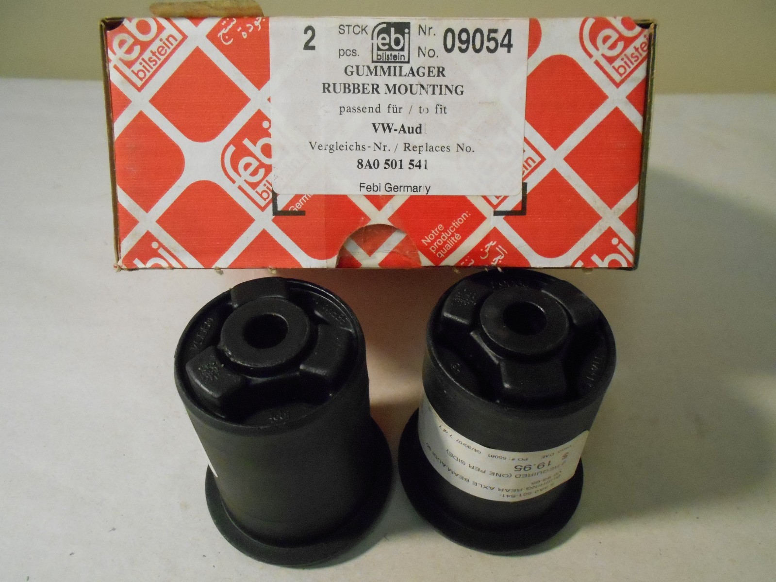 New, OEM Audi 90 Rear Axle Beam Bushing Set 1993-1995 PN 8A0501541 | eBay