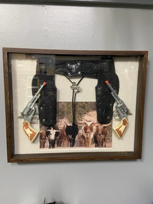 Vintage Gabriel Cap Gun Shadow Box | eBay