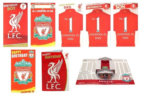 Liverpool FC Birthday Card Selection Gift | eBay UK