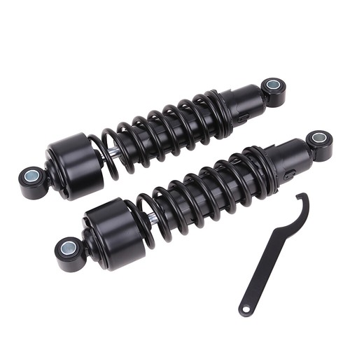 "For Harley XL Set Black Rear Shocks 11.75"" Sportster FXR Super Glide ...