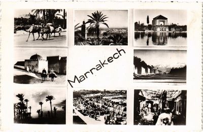 CPA Maroc MARRAKECH - collage (219635) | eBay