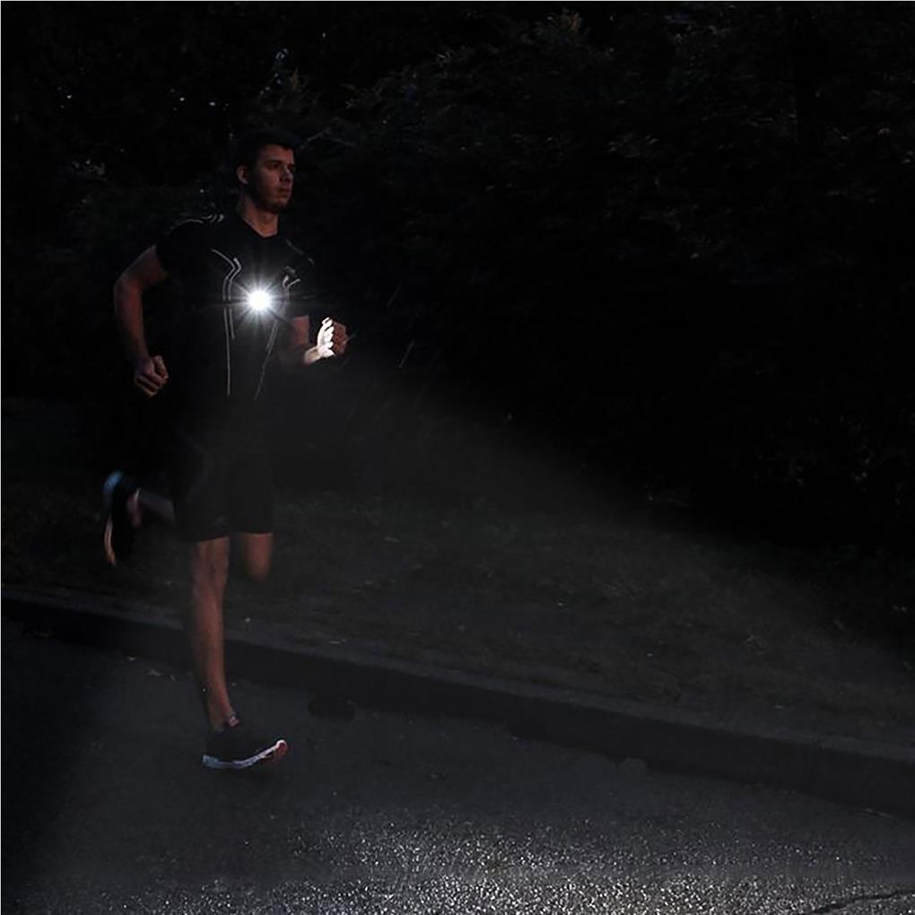 Running Chest Lamp Waterproof LED Warning Light Torch Night Flash ...