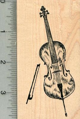Cello Rubber Stamp, String Musical Instrument Series L34214 WM | eBay