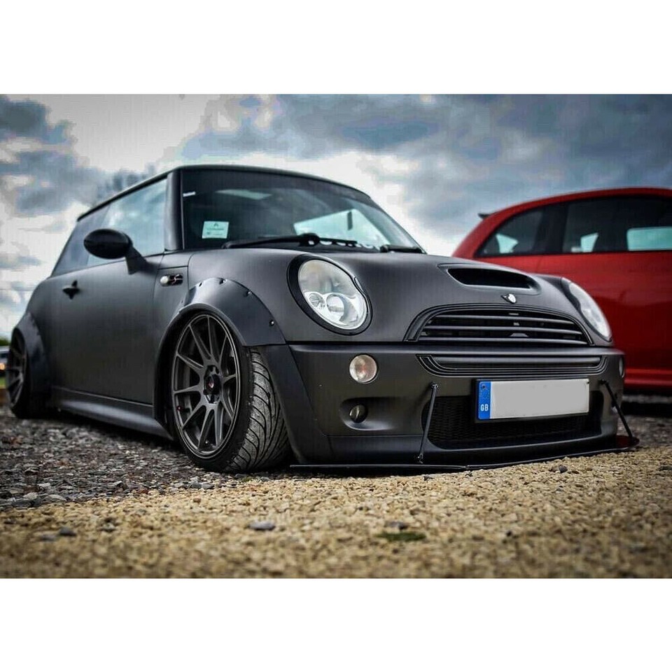 4.5" Fender Flares Flexible Wide Body Kit Wheel Arches For Mini Cooper ...