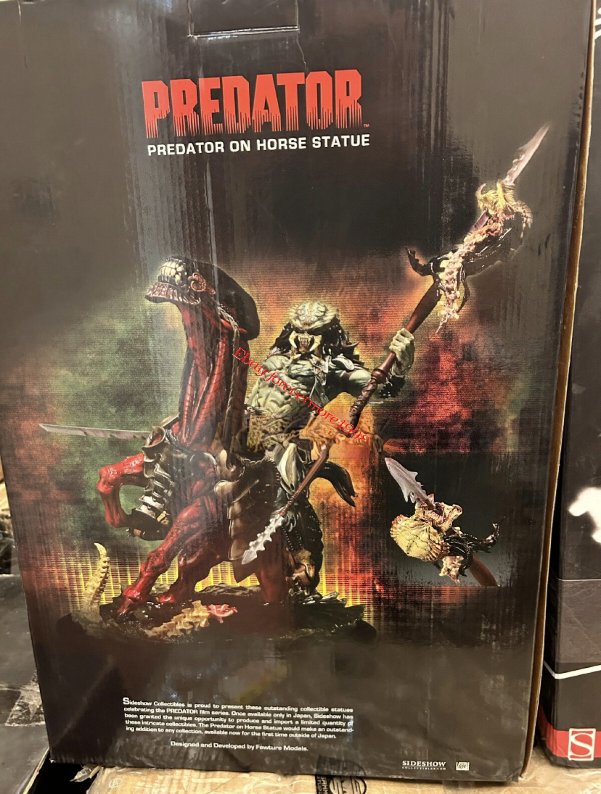 Sideshow Predator Figure Resin Statue Model Collectible Limited Box Boy ...